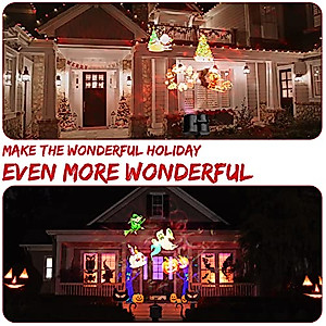 Christmas Projector, Snowflake Lighting Projector with Remote Control, Galaxy Star Night Light Projector for Kids Bedroom/Party/Home Decor/Gift