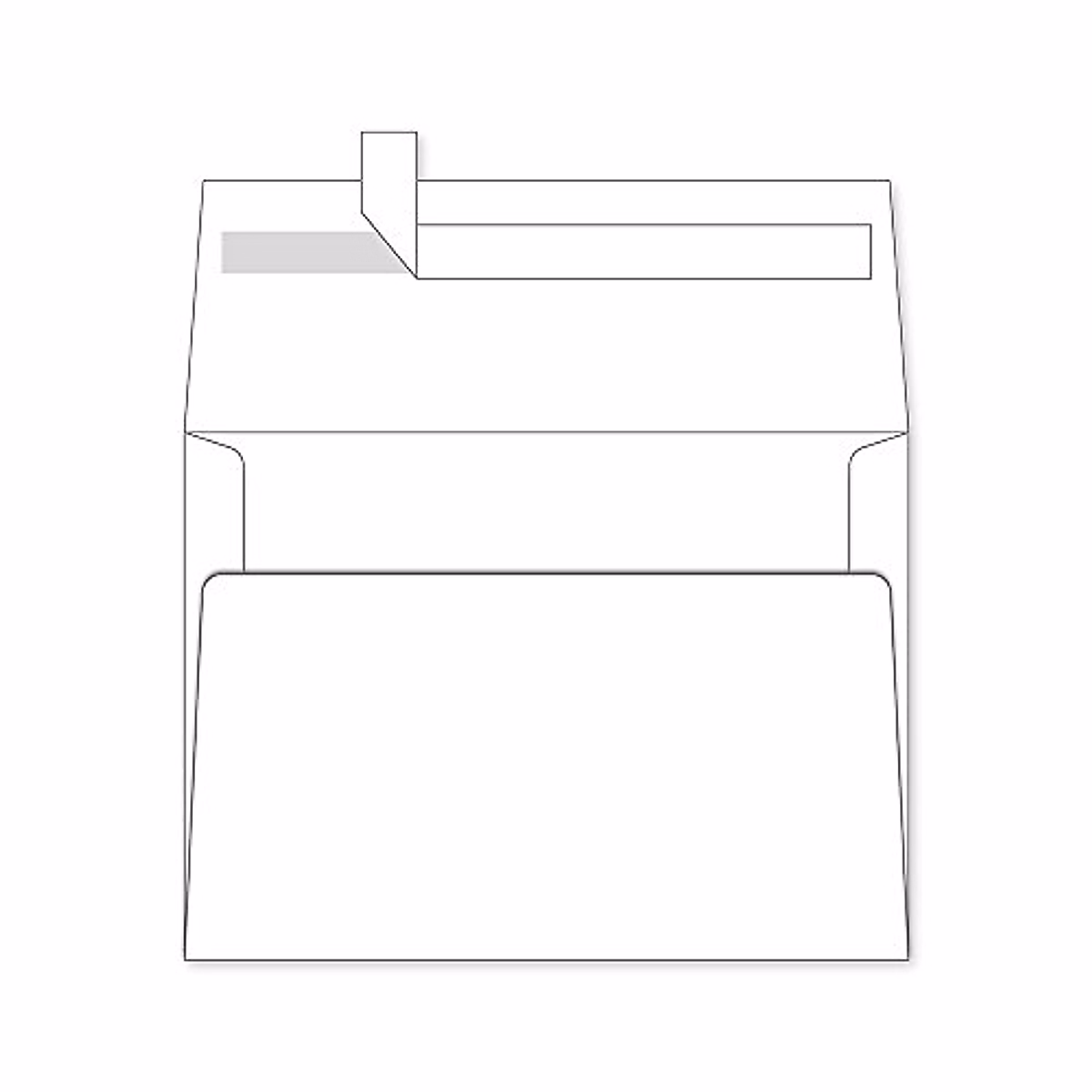 A7 White Envelopes 5X7 50 Pack - Quick Self Seal,for 5x7 Cards| Perfect for Weddings, Invitations, Photos, Graduation, Baby Shower, Stationery for General, Office | 5.25 x 7.25 inches