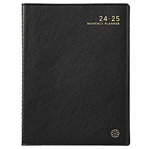 2024-2025 Planner - 2024-2025 Monthly Planner from Jul. 2024 to Dec. 2025, Calendar 2024-2025 Planner with Faux Leather, 9" x 11"