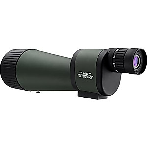 BARSKA Benchmark 25-125x88 Waterproof Straight Spotting Scope, Green/ Black