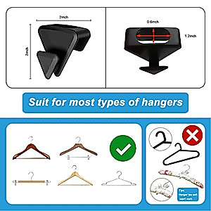 Clothes Hanger Connector Hooks,20 Pcs Space for Hangers, Space-Saving Clothes Hanger Connector Hooks,Cascading Hanger Save Space,College Dorm Room Essentials