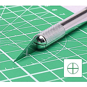 Stainless Steel Precision Knife Set Hobby Knife Razor Tool with 5 Spare Blades for Phone Repair Scrapbooking Stencil Plastic Models