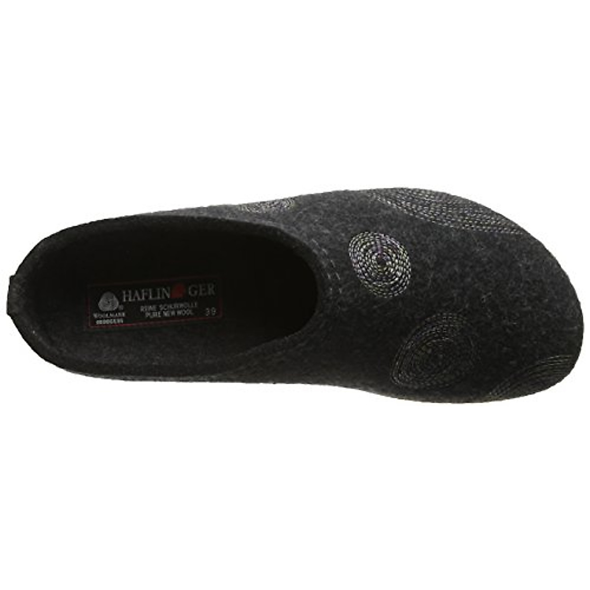 HAFLINGER Spirit Clog - Charcoal, 41