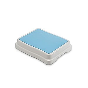 Croydex PA661422 Bath Step, Slip Resistant Bathroom Safety and Mobility Aid, White/Blue, One Size