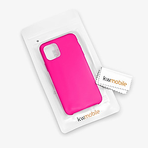 kwmobile Case Compatible with Apple iPhone 11 Pro Case - TPU Silicone Phone Cover with Soft Finish - Neon Pink