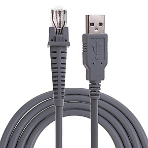PLCPDM 2m/7FT High Speed USB Cable Scanner Cable USB Data Cable Fitting for GD4130 QD2100 GBT4100 Scanners