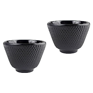 6 Pcs Cast Iron Teacup Tea Cup Traditional Teacups Cast Iron Teaware Restaurant Coffee Mug Sake Cup Mate Cup Mate Tea Beer Bone China Coffee Mugs Japanese Style Teaware Unique Vine