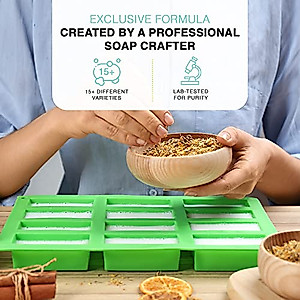 Saponify - 2Lb Goat's Milk Melt and Pour Soap Base, Natural Skin-Enhancing Goat Milk Soap Base, Easy to Use Glycerin Soap Base for Soap Making