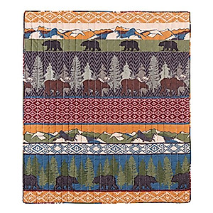 Greenland Home Black Bear Lodge Throw