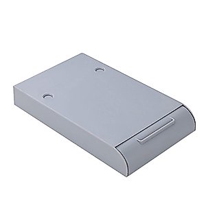 Under Desk Storage Drawers Self-Adhesive Slide Out Hidden Desktop Organizer Box for Pen Stationery Home Office School Kitchen Table Storage Tray(Grey)