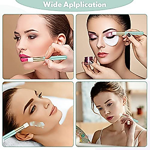 24 Pieces Lash Shampoo Brushes Set with Transparent Travel Plastic Tubes, Eyelash Extensions Nose Pore Deep Cleaning Brush Peel off Blackhead Removing Brush Tool Cosmetic Lash Cleanser Brush (Green)