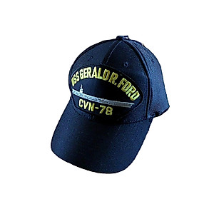 USS GERALD R FORD CVN-78 NAVY SHIP HAT U.S MILITARY OFFICIAL BALL CAP U.S MADE
