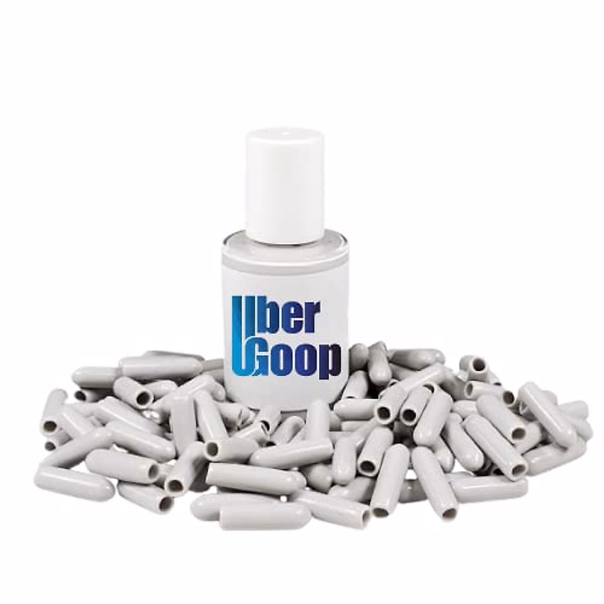 1 oz Light Grey Uber Goop w/100 caps