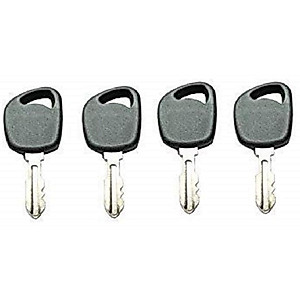 RAParts GY20680 (4) Ignition Keys for AYP Fits Husqvarna Fits JD Kohler MTD Fits Cub Cadet Murray Fits Toro +