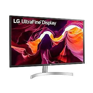 LG 27UL500-W 27-inch 4K UHD (3840 x 2160) UltraFine Computer Monitor, IPS, AMD FreeSync, HDR10, HDMI, DisplayPort, Black Stabilizer, White