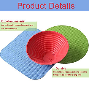 3 pcs Jar Opener Gripper Pads, Rubber Jar Grippers Multi-function Jar Opener for Seniors with Arthritis Weak Hands Kitchen Coasters
