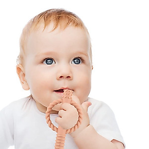 Hollow Hand Teether Tubes for Baby, Silicone Baby Relief Teething Toy, Chewy Tubes Toys 3-6 Months, Teething Straws for Toddlers