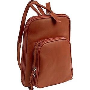 Osgoode Marley Cashmere Small Organizer Backpack (Brandy) Medium