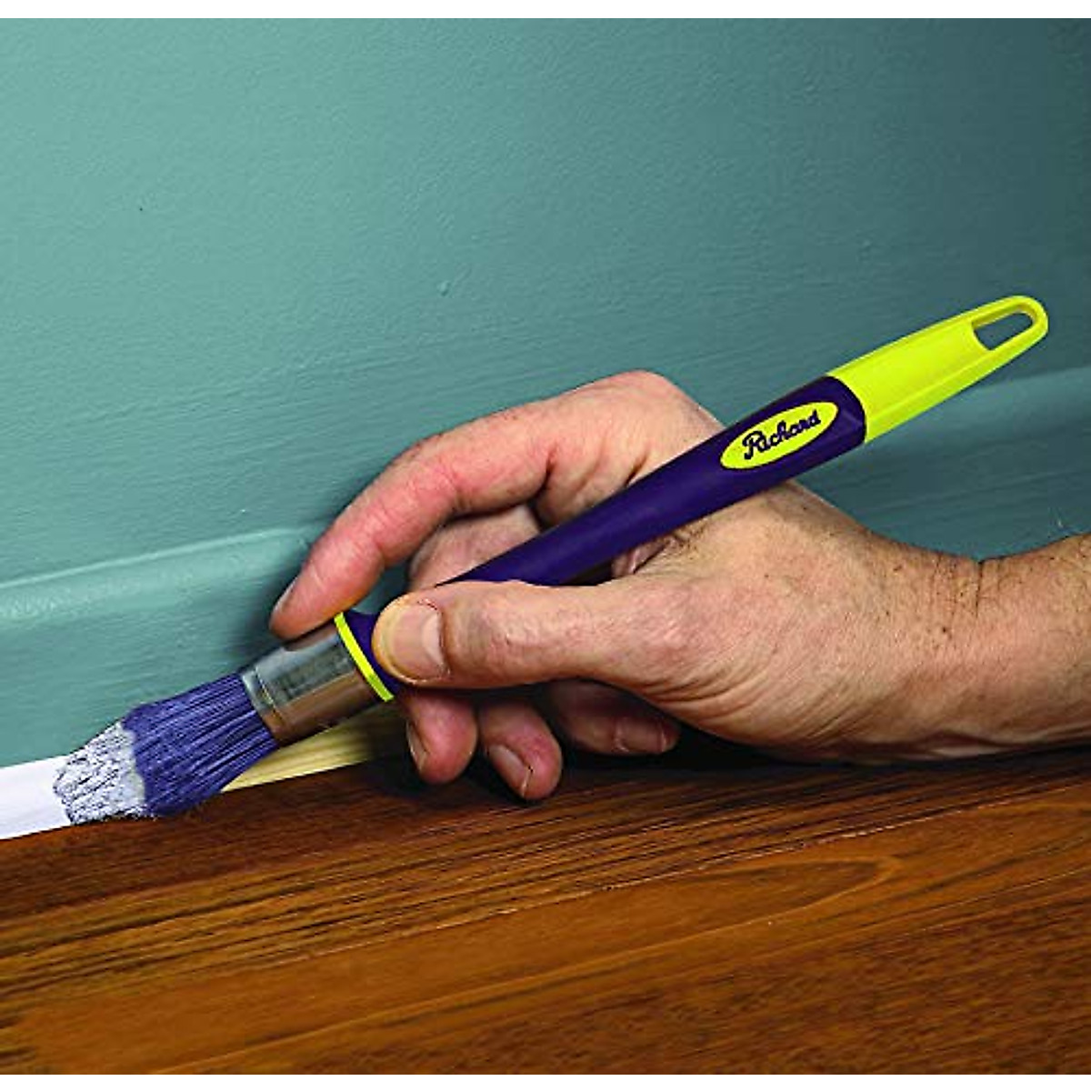 Richard 13418 Elegance Trim Brush with Soft Grip Handle, 3/4"