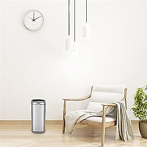 Zokop 35L Smart Motion Sensor Automatic Trash Can Waste Bin Silver