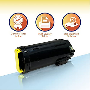 Professor Color Re-Coded OEM Toner Cartridge Replacement for Xerox VersaLink C600 | 106R03918 - Extra High Yield Yellow (16,800 Pages)
