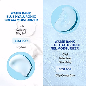 LANEIGE Water Bank Blue Hyaluronic Cream Moisturizer: Hydrate and Nourish, 1.6 fl. oz.