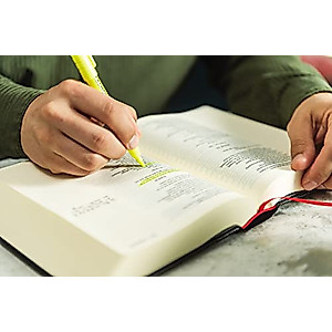 NIV, Journal the Word Bible (Perfect for Note-Taking), Hardcover, Black, Red Letter, Comfort Print: Reflect, Take Notes, or Create Art Next to Your Favorite Verses