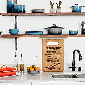 Housewarming Gifts for Happy New House, House Warming Gifts New Home Gift, New House Cutting Board, First Home Gifts for Neighbor, Friends, Realtor Closing Gifts for Home Buyers