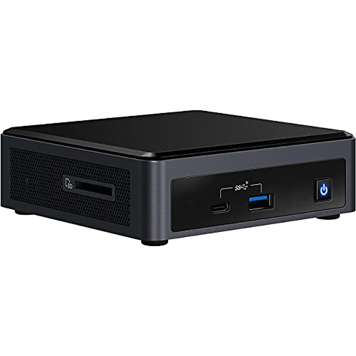 NUC NUC10i7-2021 Home & Business Mini Desktop Black (Intel i7-10710U 6-Core, 16GB RAM, 512GB PCIe SSD, Integrated Graphics, WiFi, Bluetooth, 1xHDMI, SD Card, Win 10 Pro) with Hub