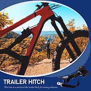 Bike Trailer Hitch Quick Release Bike Trailer Coupler Adapter Attachment Steel Linker Connector for Pet Cargo Bike Trailer