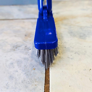 Bring It On Floor Scrub Brush and Grout Cleaner – Scrubber Brush with Long Handle – Heavy-Duty Scrubbing Brush for Cleaning with Stiff Bristles – Grout Scrubber for Tile, Deck, Shower, Bathroom