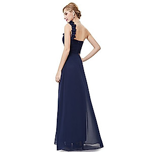 Ever-Pretty Womens Floor Length Sweetheart Neckline Formal Bridesmaids Dress 12 US Navy Blue