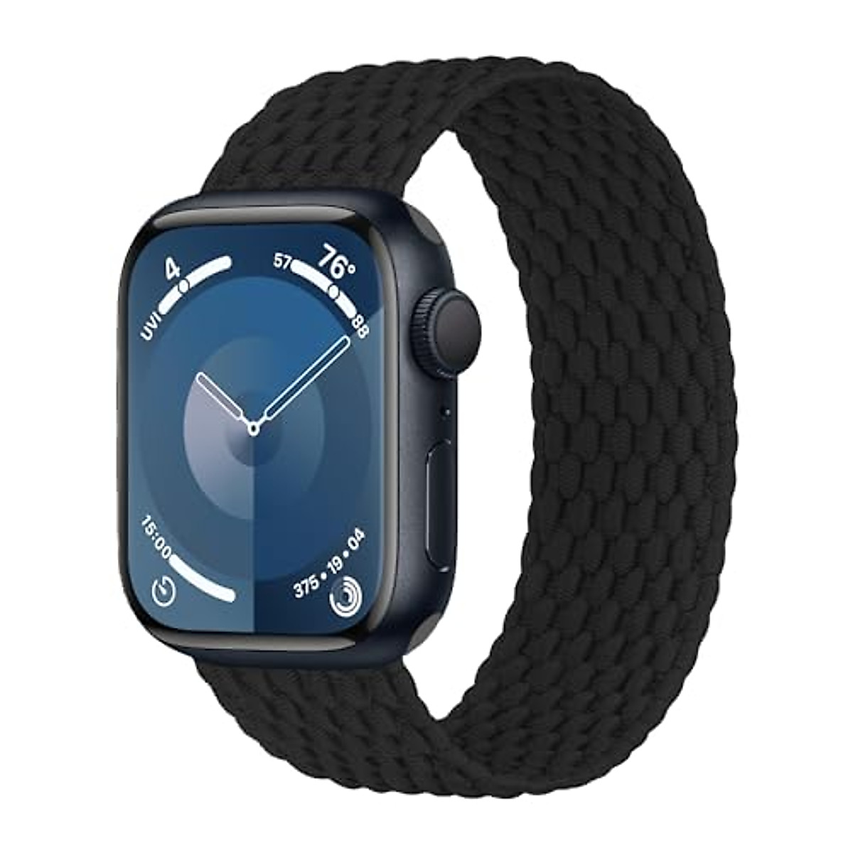 Braided Solo Loop for Apple Watch Band 40mm 41mm 38mm 44mm 45mm 42mm Ultra/2 49mm Men/Women,Stretchy Nylon Sport wristband Strap for iWatch Bands series 9/8/7/6 5/4/3/2/SE 40 44 38 42 41 45 mm