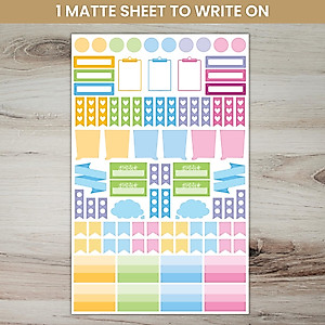 Bloom Daily Planners Newly Improved Classic Planner Sticker Sheets - Variety Sticker Pack for Decorating, Planning, Scrapbooking, etc. - 708 Stickers Per Pack!