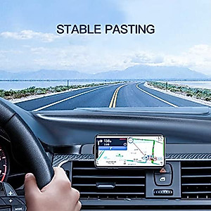 Xspeedonline Universal 4Pcs Strip Shape Magnetic Car Holder for All Phone Cellphone Support Air Vent GPS Dashboard and Wall Table Desk, Black