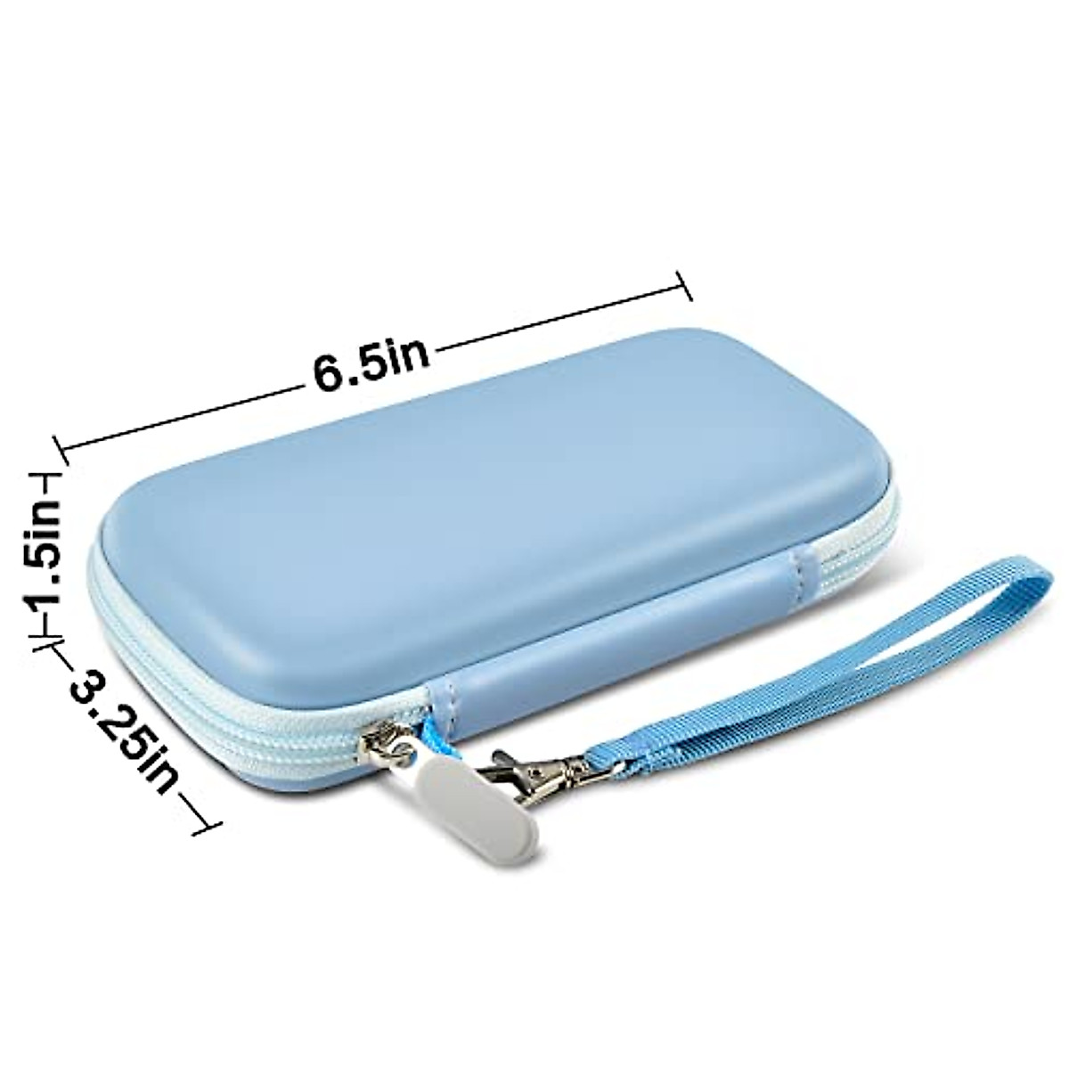 Case Compatible with Anker 622 621 for Magnetic Battery for MagGo 5000mAh Foldable Magnetic Wireless Portable Charger.Power Bank Storage Holder for Anker USB Charger and Battery Bank(Box Only)-Blue