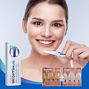 AsaVea Teeth Whitening Pen-2 pens, More Than 20 Uses, Effective, Painless, No Sensitivity, Travel Friendly, Easy to Use, Beautiful White Smile, Natural Mint Flavor