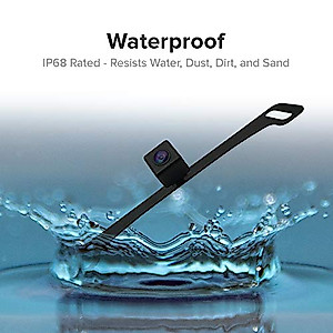 Master Tailgaters 10.5" OEM Rear View Mirror with 4.3" LCD Screen and 170° Backup Camera | Rearview Universal Fit | Auto Adjusting Brightness LCD | Anti Glare | Full Original Mirror Replacement