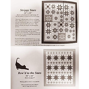 Deb's Cats N Quilts Bundle - The Strippy Stars Book & Creative Grids Strippy Stars Tool CGRDH2
