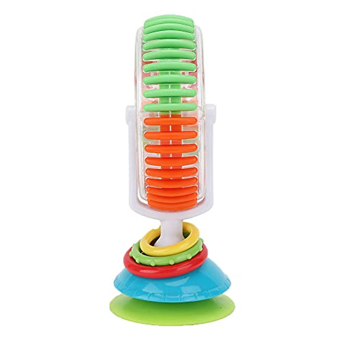 Infant Toy, Sturdy Baby Rattle Toy Improve Cognitive Ability Portable with Sturdy Sunction Cup for Babies(New Rotating Ferris Wheel)