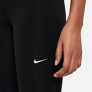 Nike Women's W Np 365 Tight 7/8 Hi Rise, Black/White, M