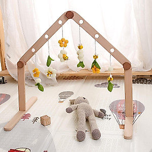 Baby Play Mat for Floor 79" x 71", Waterproof Foldable Playmat for Babies & Toddlers, Large Foam Play Mat for Kids, Reversible Soft Baby Mat for Crawling & Tummy Time Indoor Outdoor