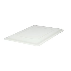 Rubbermaid Commercial Products Food Storage Box Lid for 2, 3.5, and 5 Gallon Sizes, White (FG351000WHT)