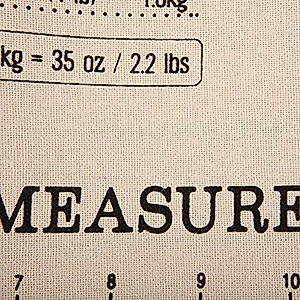 DII Cotton Printed Dish Towels, 18x28 Set of 2, Decorative Oversized Kitchen Towels, Perfect Home and Kitchen Gift - Measure Up