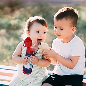 ZREGGUR 24pack Mixed coloer 12oz sublimation tumbler kids sippy cup blank stainless steel thermos kids water bottle for school toddler cups spill proof with straw and lid