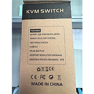 MT-VIKI KVM Switch 8 Port, 8X1 Rackmount KVM Switch VGA, Included 8 2-in-1 KVM Cables & Wire-Desktop Selector, Fit 1U 19'' Rack
