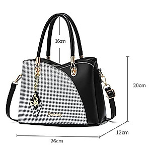 Women Purses and Handbags Stylish Top Handle Bags Crossbody Bags Ladies Satchel Shoulder Bags Tote Bag 2023 Black
