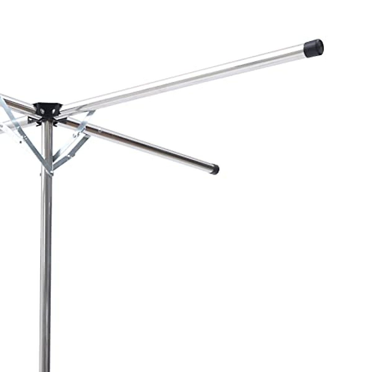 panfudongk Foldable Clothes Drying Laundry Rack Portable Space Saving Laundry Drying Rack 4 Poles