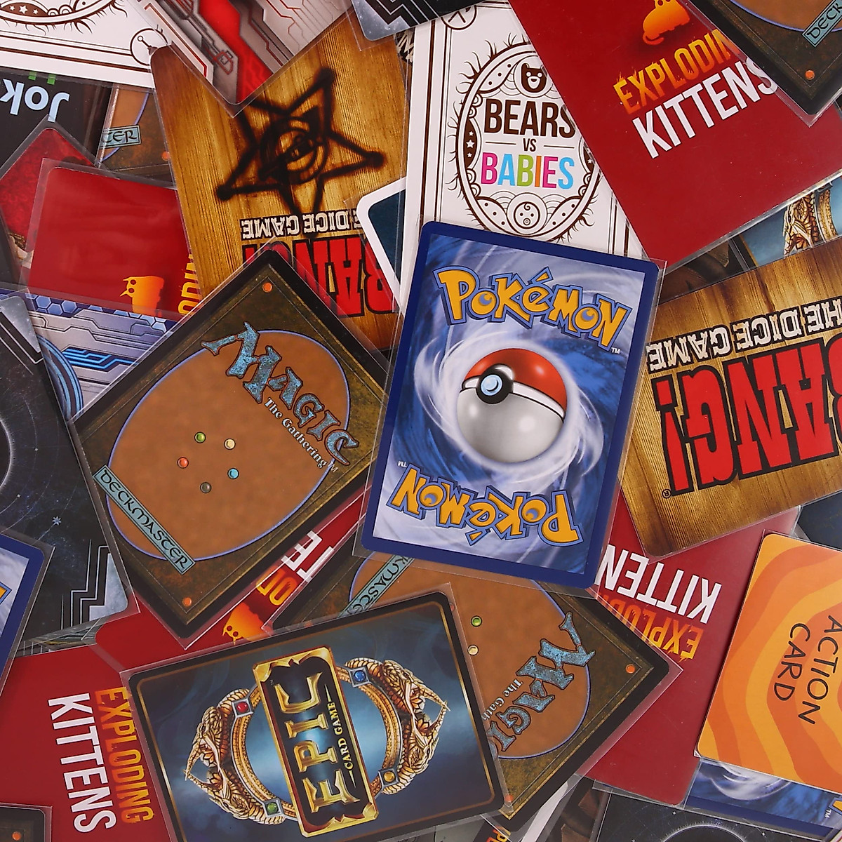 Quiver Time 200 Apollo Standard Clear Card Sleeves - Ultra Transparent Trading Card Protector Sleeves - Compatible with Magic: The Gathering (mtg card sleeves) - (Clear, 66 x 91 mm)