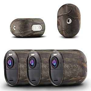 Arlo Ultra Skin, Taken Protective Silicone Skins Compatible with Arlo Ultra Camera - Durable and Weatherproof Silicone Case Protection, 3 Pack, Camouflage